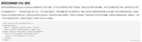 Mybatis快速入门（个人学习笔记）mybatis 插入数据 简单入门 Csdn博客