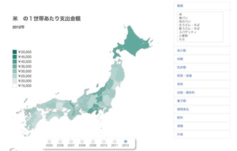 【d3 js】 データビジュアライゼーション事例 gunma gis geek
