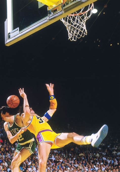 ‘85 Finals Mchale Clothesline Rambis Kurt Rambis Larry Bird Lakers