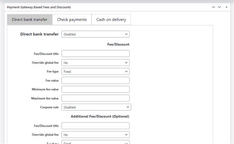 Payment Gateway Based Fees And Discounts For WooCommerce Tyche Softwares