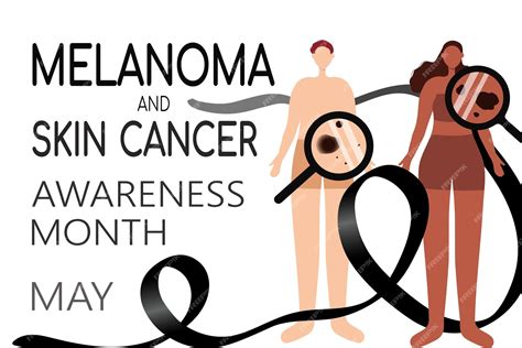Premium Vector Melanoma And Skin Cancer Awareness Month Vector