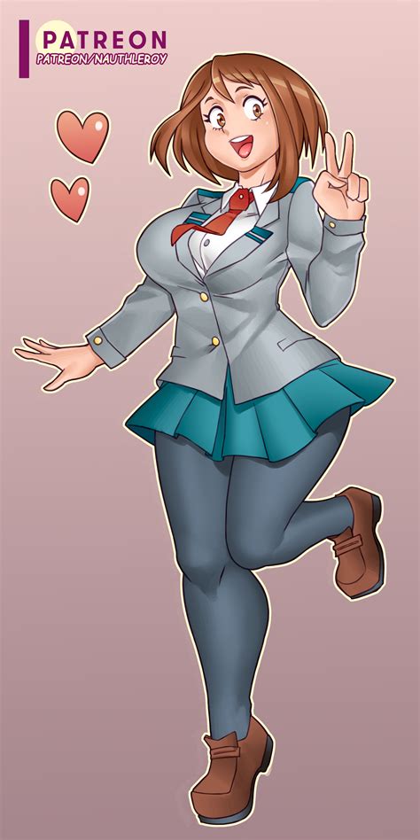 Stripheroacademia Ochako Uraraka By Nauth On Newgrounds