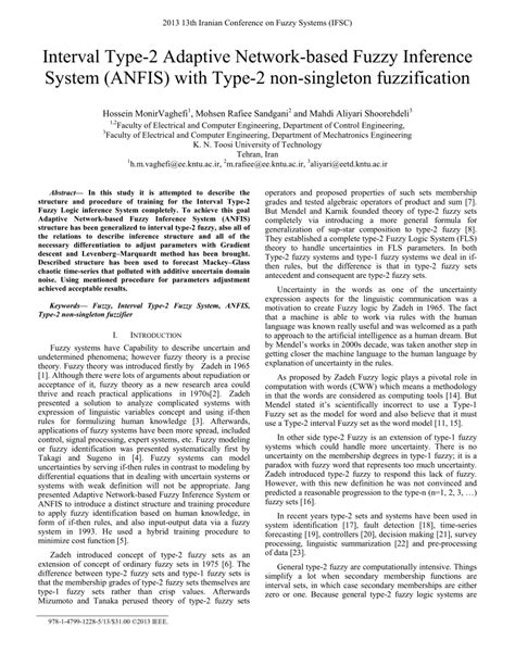 pdf interval type 2 adaptive network based fuzzy inference system