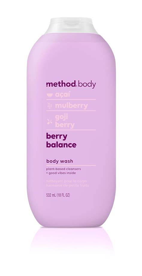 Method Body Wash Berry Balance Paraben And Phthalate Free 18 Oz Pack Of 1