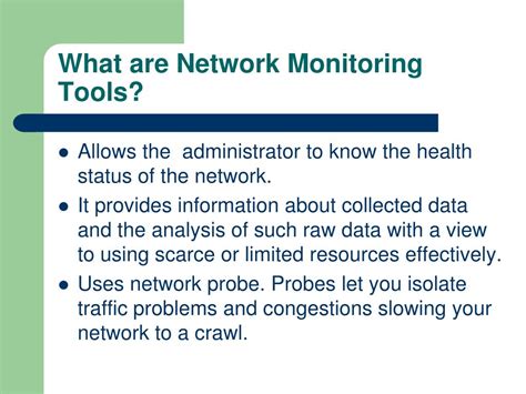 Ppt Bandwidth Monitoring And Measurement Tools And Services Powerpoint Presentation Id 211419