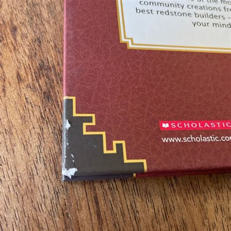 minecraft redstone handbook by scholastic inc staff hardcover