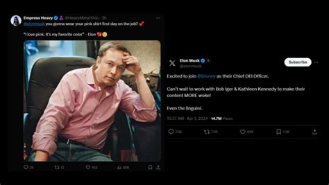 Memes Explode As Elon Musk Announces Joining Disney Al Bawaba