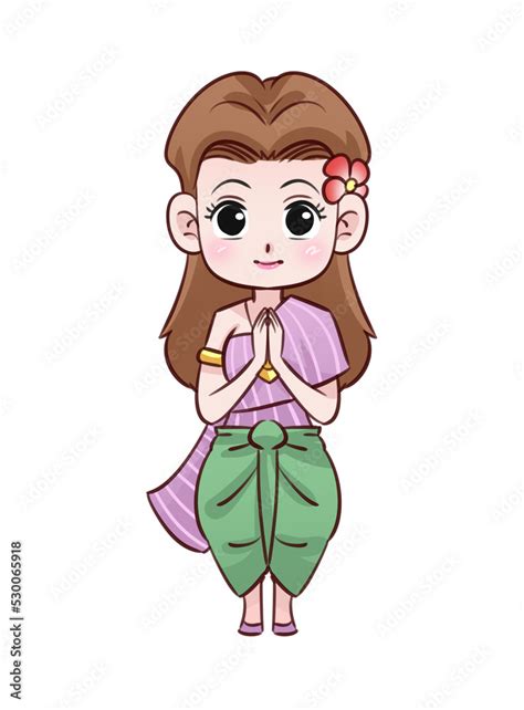 ภาพประกอบสต็อก Thai Cartoon ภาพ Adobe Stock