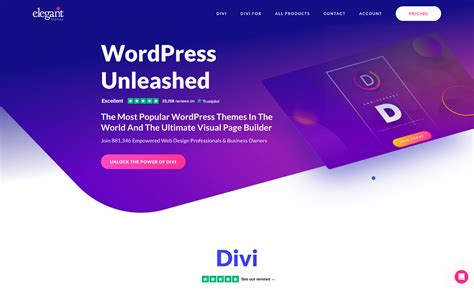 divi visual page builder