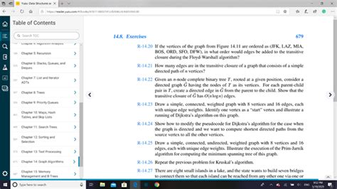 Solved Draw A Simple Connected Weighted Graph With 8 Vertices And