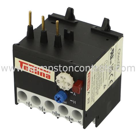 Techna Otec09 05 Techna Thermal Overload Relay 4 6a 1no 1nc