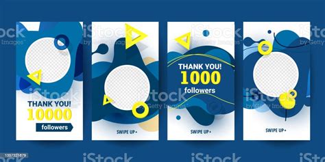 액체 형태로 설정 창조적 추상 수직 배너 는 팬톤 2020 색상의 텍스트로 우리를 가입 마케팅 소셜 미디어 또는 네트워크 홍보