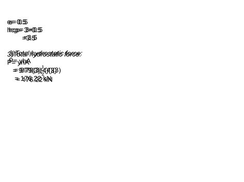 solution chapter 4 5 hydrostatic forces on plane surface curve