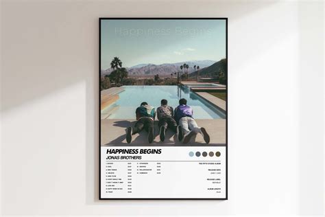 Jonas Brothers Happiness Begins Album Cover Poster Tracklist Poster