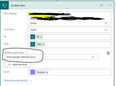 count multiple selected items in sharepoin online list choices type