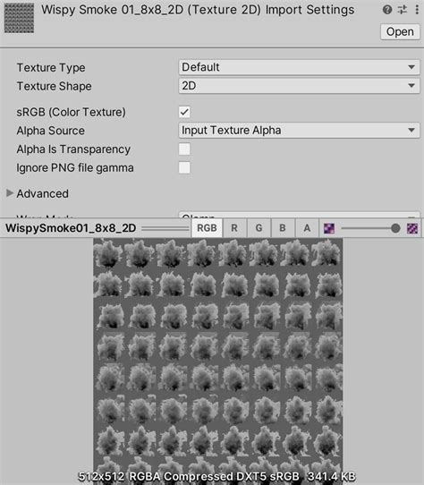 Unity Manual Texture Import Settings