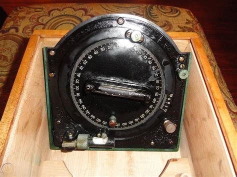 Rare Vintage Cruver Propeller Protractor No 44 D 10465 W Case Aircraft Airplane 1880235276