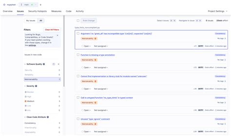 How To View Mypy Report From Sonarqube Ui Sonarqube Server Community Build Sonar Community