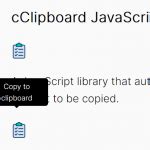 Lightweight Copy To Clipboard Library Nanoclipboard CSS Script