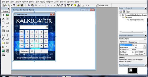 Program Kalkulator Lengkap Dengan Visual Basic Waandy