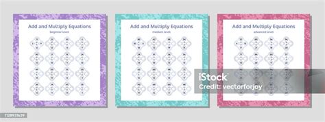 추가 하 고 곱하기 수식 수학 퍼즐 수학 교육 게임입니다 벡터 일러스트입니다 수학 공식에 대한 스톡 벡터 아트 및 기타 이미지 수학 공식 여가활동 게임 0명 Istock