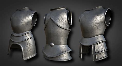 Body Armor Base Mesh With UV FlippedNormals