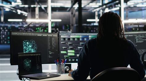 Irked Data Center It Expert Smashing Desk Upset By Malfunctioning Gear