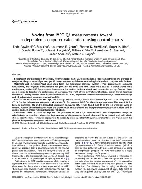pdf moving from imrt qa measurements toward independent computer
