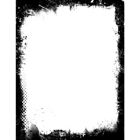 Red Grunge Border Png