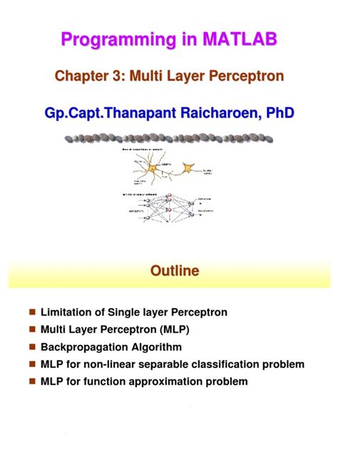 Matlab S3 Mlp Pdf Artificial Neural Network Statistical Classification