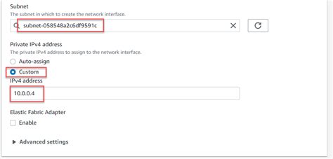 Create Cluster External Network Interfaces APEX File Storage For AWS Deployment Guide Dell