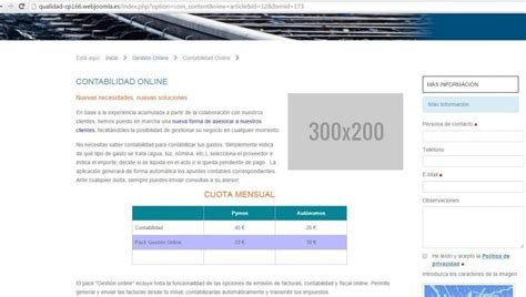 Insertar tablas responsive en artículos Joomla Preguntas Sobre Joomla Foro Webempresa