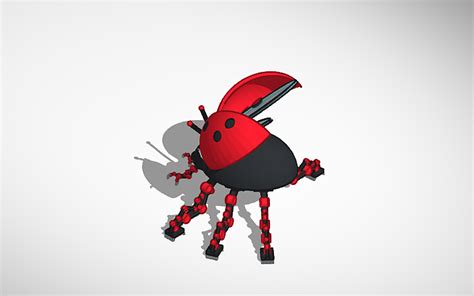 3d Design Robotic Ladybug Tinkercad
