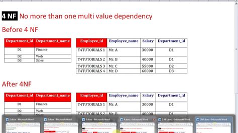 Database Normalization 2nf Part1 Youtube