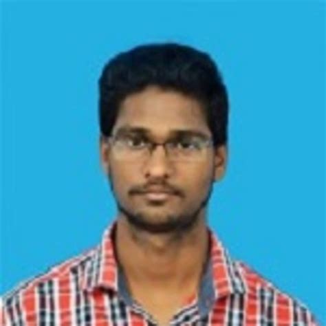 Sujeeth Kumar D Research Scholar Master Of Science Indian