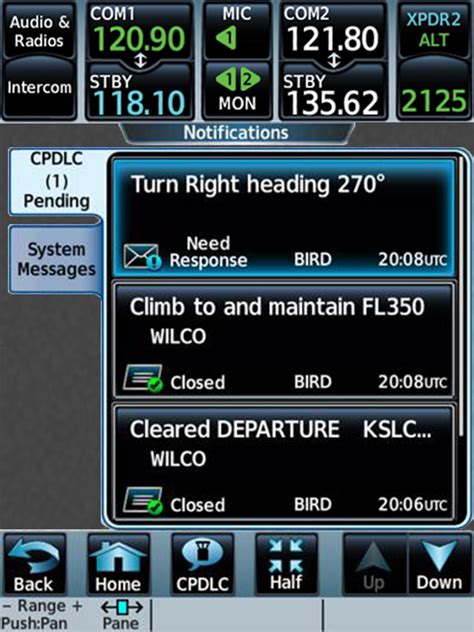 Data Comm Easy And Efficient Cockpit Communication Garmin Blog