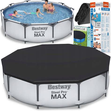 BESTWAY BASEN STELAŻOWY OGRODOWY DO OGRODU KĄPIELOWY 305x76 CM ...