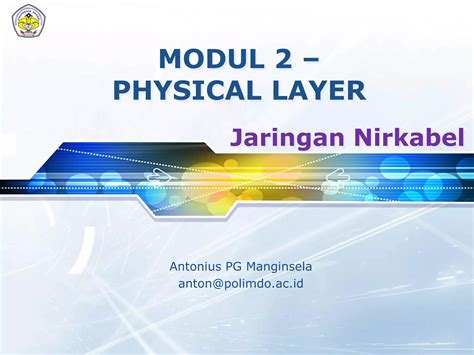 Modul 2 Physical Layer Ppt
