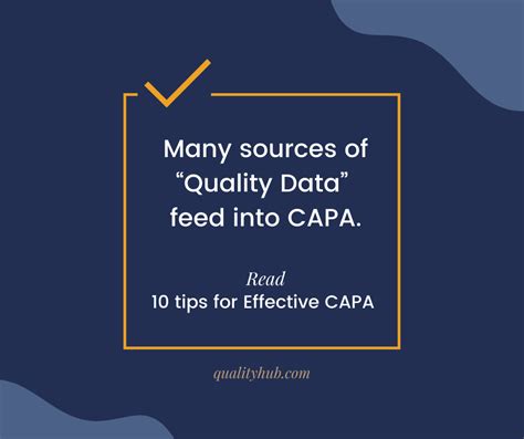 10 Tips For Effective CAPA QualityHub