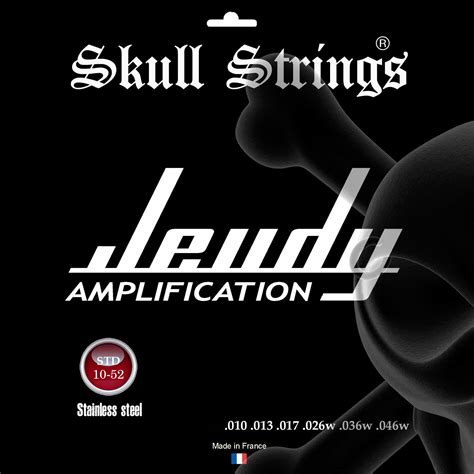 Jeu De Cordes Guitare 10 52 Skull Strings Jeudy Amplifcation