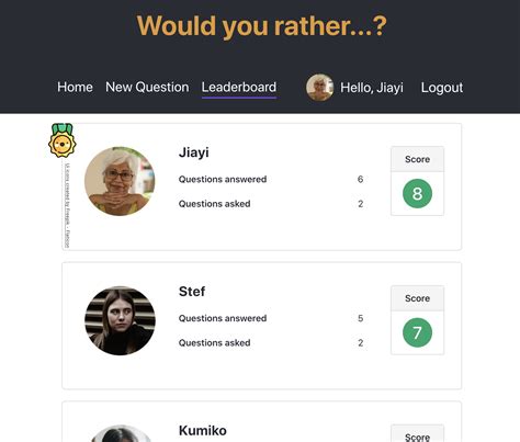 GitHub Runimo Reactnd Would You Rather Would You Rather Is A Browser Game Built Using