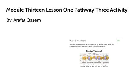 Module Thirteen Lesson One Pathway Three Activity By Arafat Qasem On Prezi