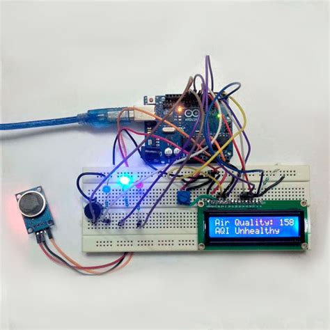 Подключение датчика Mq 135 к Arduino Uno Схема и пример кода блог