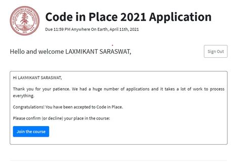 Laxmikant Saraswat On Linkedin Codeinplace2021 Programming