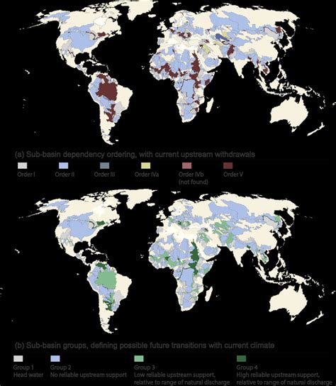 A Sub Basins Under Different Dependency Ordering B Sub Basins Under