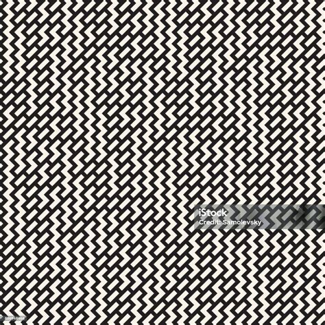 불규칙 한 미로 모양 기와 현대 그래픽 디자인입니다 원활한 흑백 패턴 벡터 0명에 대한 스톡 벡터 아트 및 기타 이미지 0명 검은색 기하 도형 Istock