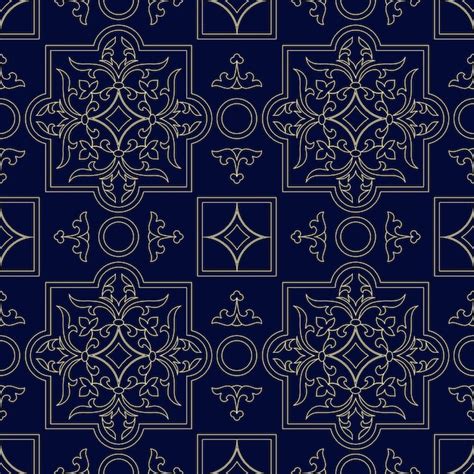 Premium Vector Retro Seamless Pattern Classic Background