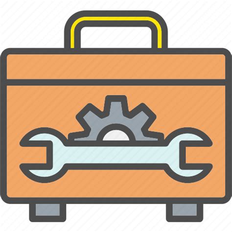 Toolbox Container Repair Box Tool Toolboxes Toolkit Icon