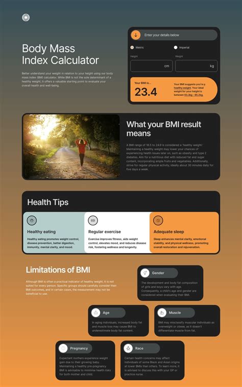 Frontend Mentor Body Mass Index Calculator Using Vanilla JS Redesign Coding Challenge