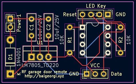 Github Baigeorgiattinyrfremote Attiny Garage Door Remote That Can